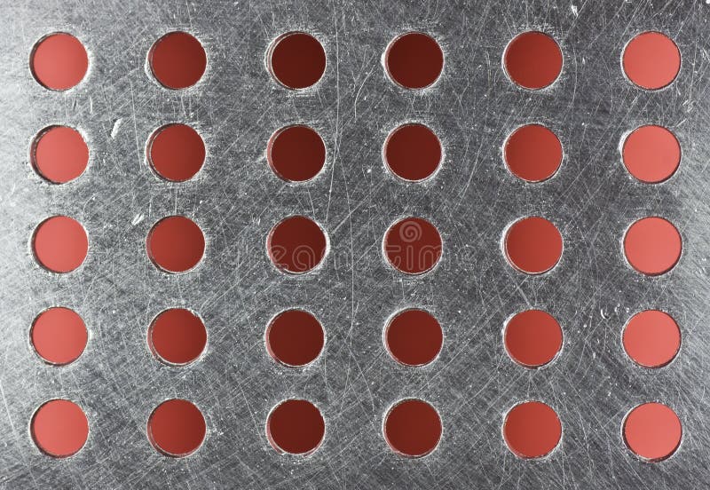 Metal agujereado. imagen de archivo. Imagen de shapes - 32354235