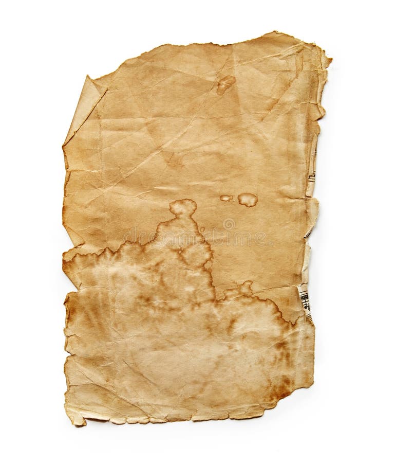 Hoja de papel imagen de archivo. Imagen de vendimia, pliegue - 54080657