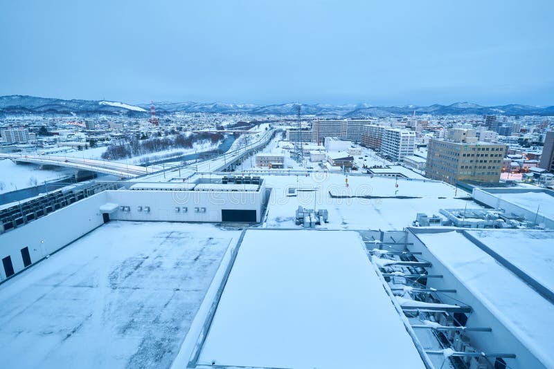 Hokkaido Japan editorial image. Image of snow, scene - 110423140