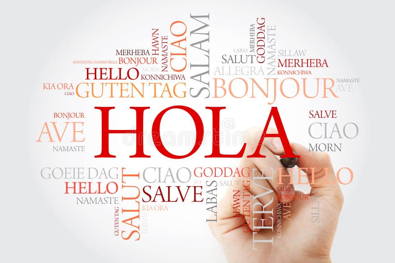 Spanish Word Hola Hello Stock Illustrations – 1,234 Spanish Word Hola ...