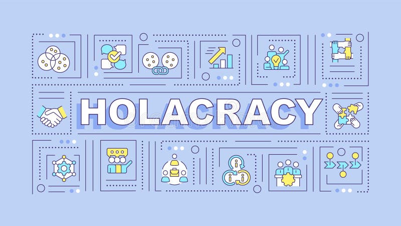 Holacracy Purple Text Concept Stock Vector - Illustration of icon ...