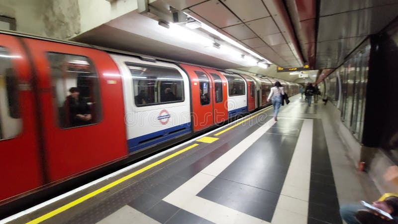 Holborn Underground Train Station in London Stock Footage - Video of ...