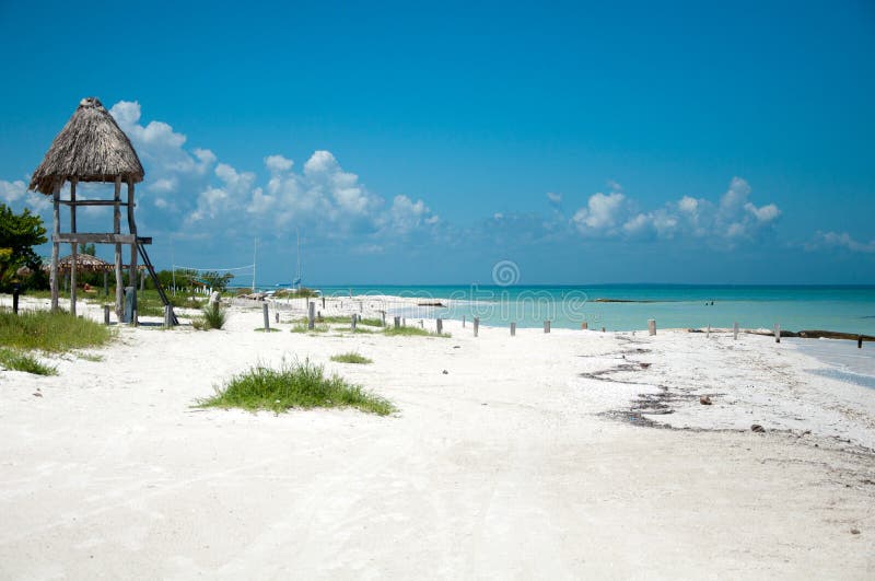 Holbox-Strand stockbild. Bild von meer, mexiko, sand - 33327945