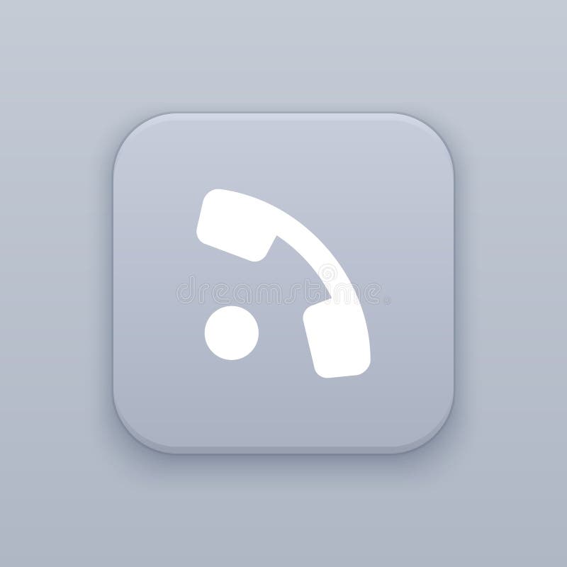 Hold Call Button, Best Vector Stock Vector - Illustration of phone ...