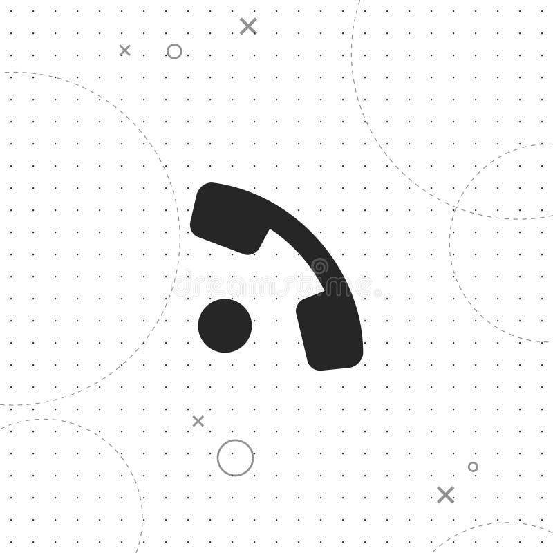 Call vector icon stock vector. Illustration of isolated - 134216682