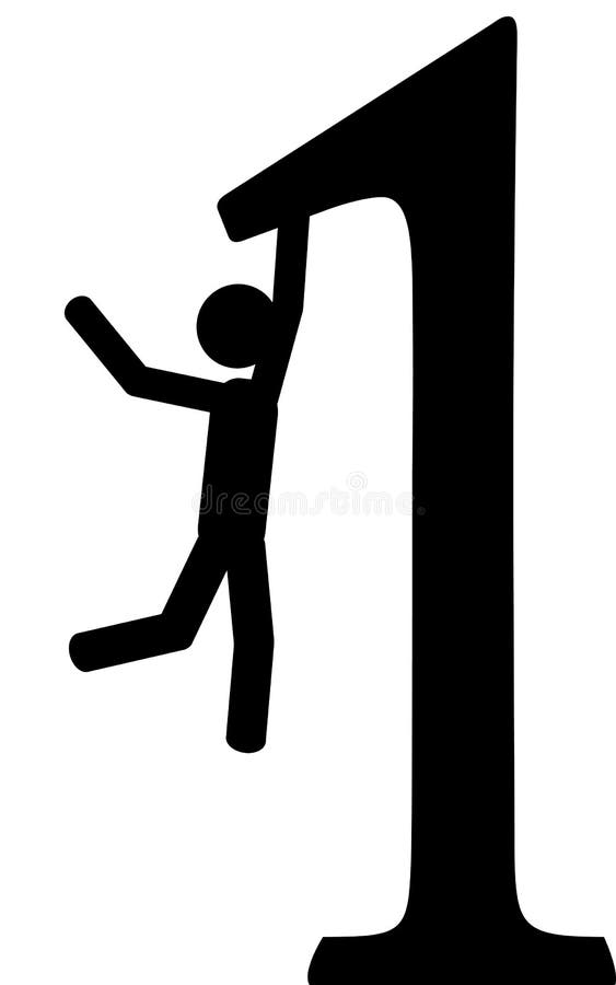 Hold from number one stock vector. Illustration of graphic - 43659495
