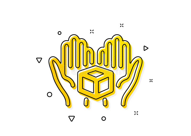 Hold Open Box Icon. Delivery Parcel Sign. Cargo Package. Vector Stock ...