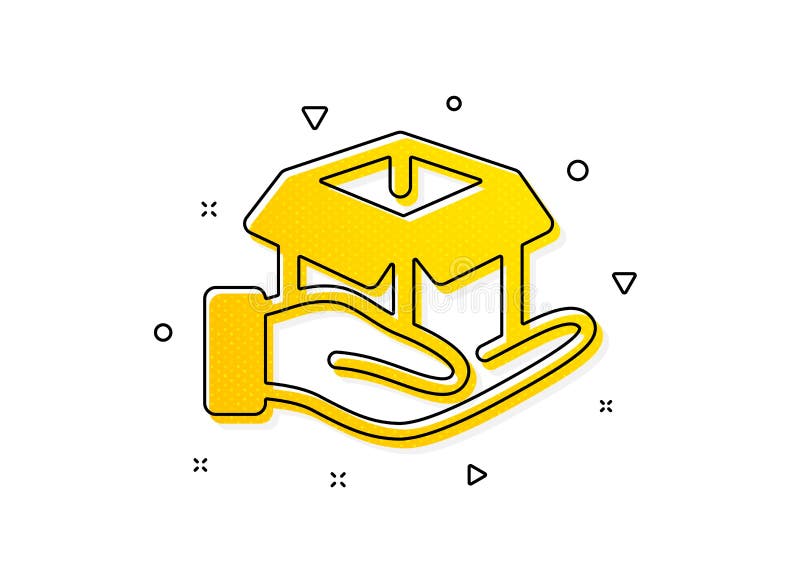 Hold Open Box Icon. Delivery Parcel Sign. Cargo Package. Vector Stock ...