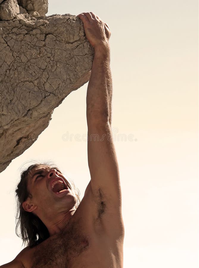 Rock climbing stock photo. Image of cliff, extreme, hang - 2576776
