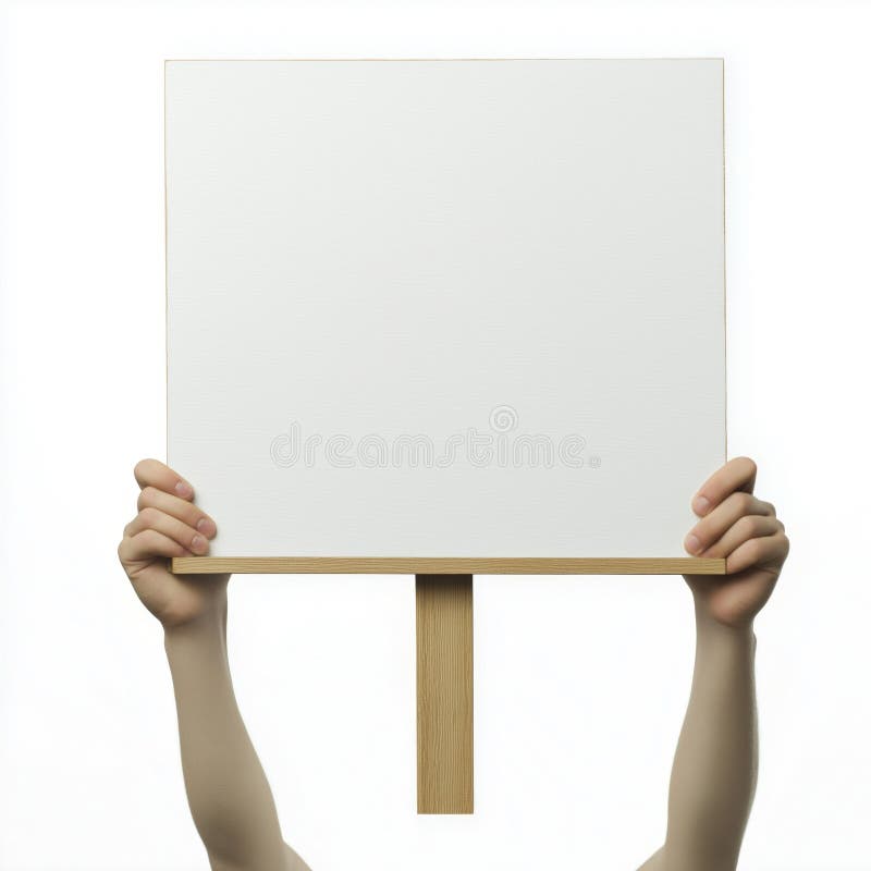 Hold up sign isolated stock photo. Image of background - 370135538