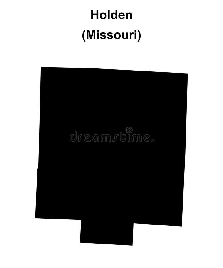 Holden outline map stock vector. Illustration of infographic - 387457342