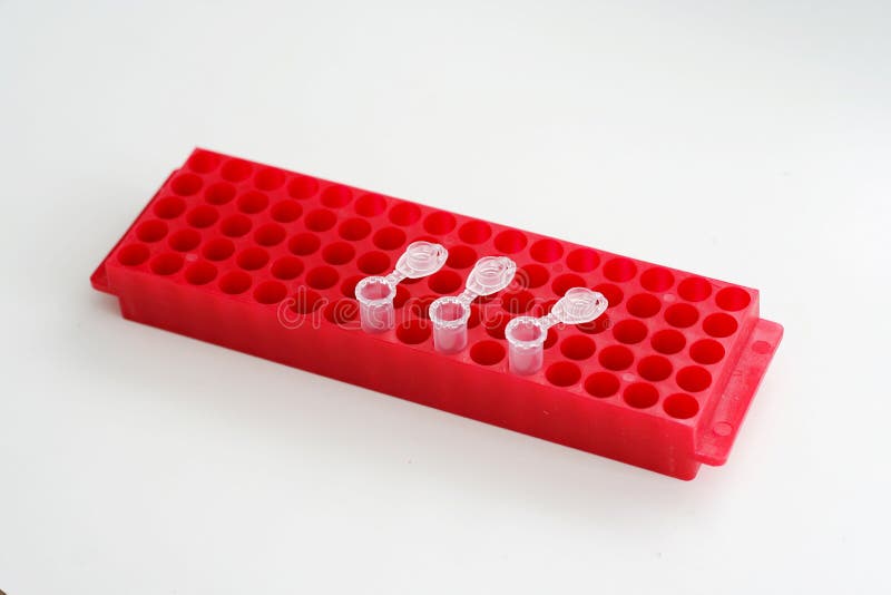 The Holder of Test Tubes for Biological Liquids Stock Image - Image of ...