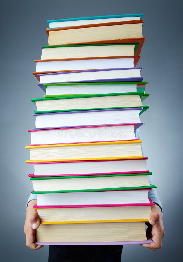 Person carrying books stock image. Image of carrying, carry - 8954653