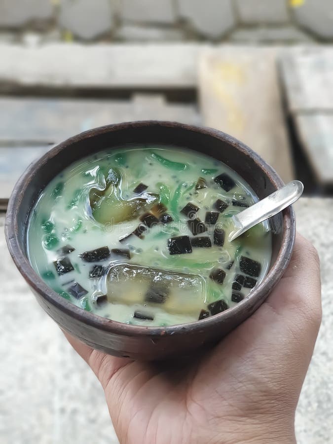 A Bowl of Es Dawet stock image. Image of bowl, drink - 261705641