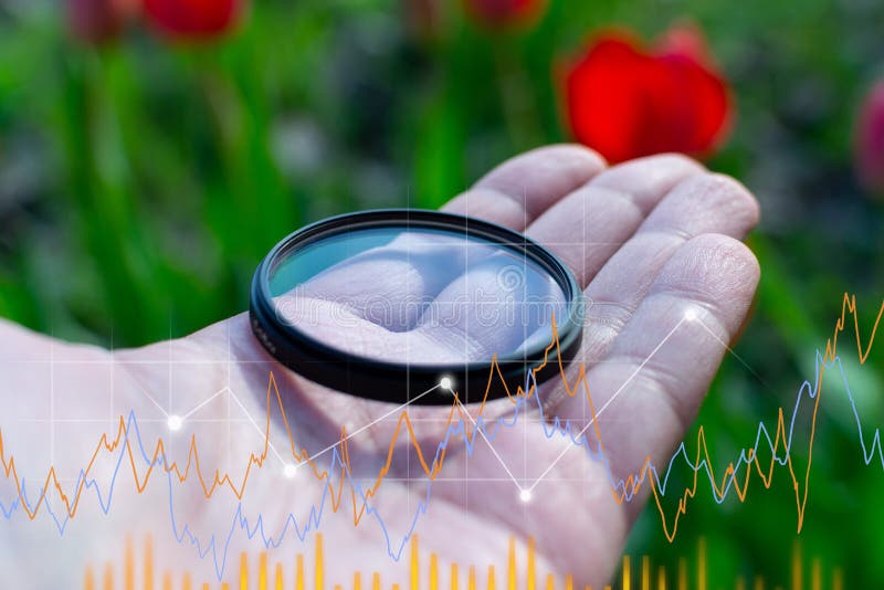 Holding Camera Filter and Checking Its Opacity. Graphics, Technologies ...