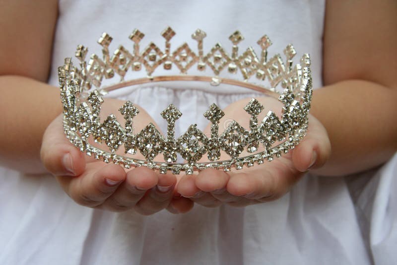 Holding crown stock photo. Image of curiosity, rhinestone - 1192516