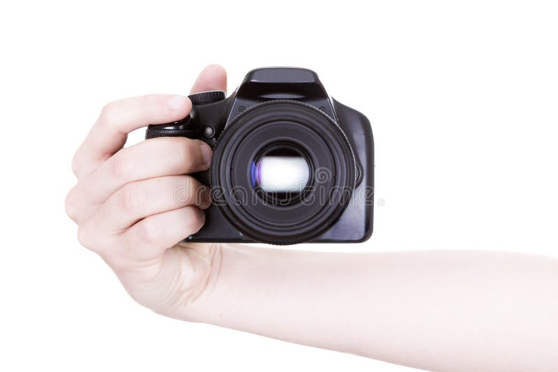 Holding a digital camera stock image. Image of hand, photograph - 36831173