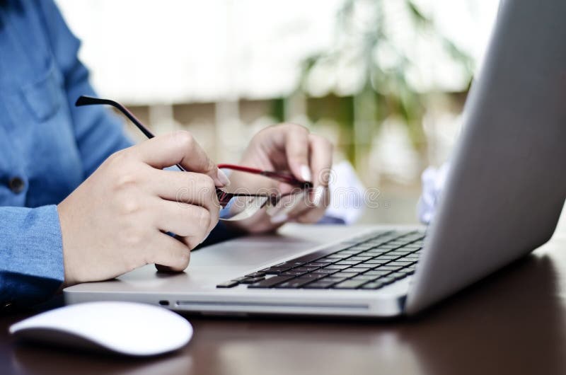 Holding glasses stock photo. Image of tired, finger, blue - 25199854