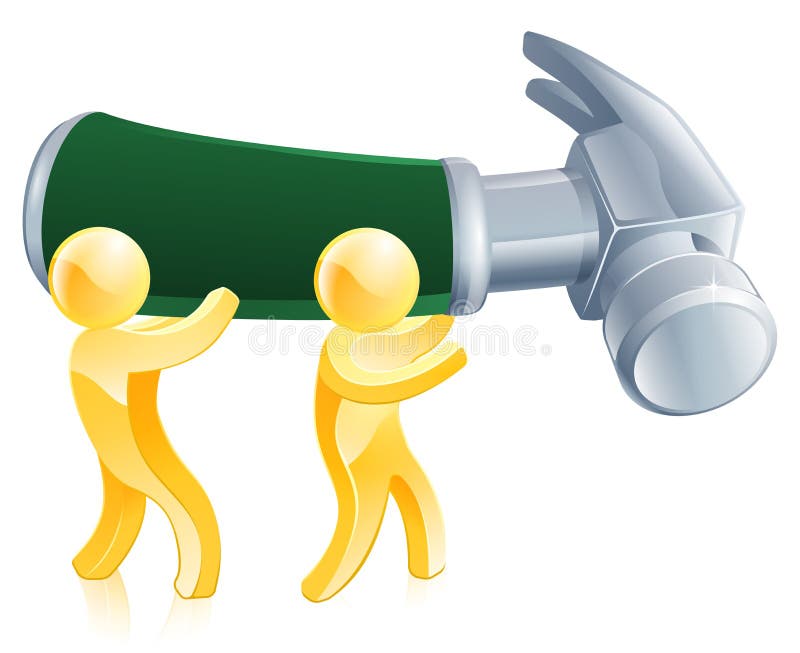 Technical Help Hammer Stock Illustrations – 399 Technical Help Hammer ...