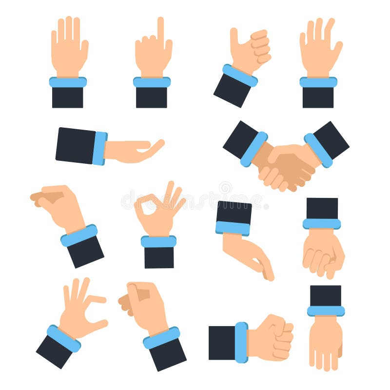 Hands Cartoon Poses Stock Illustrations – 2,012 Hands Cartoon Poses ...