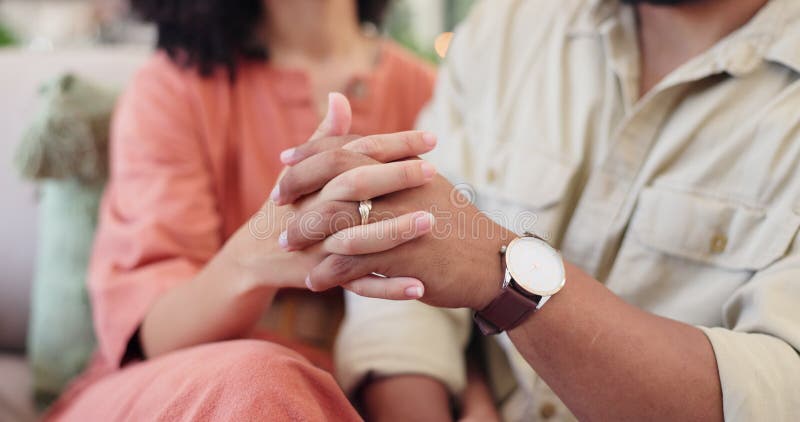 Holding Hands, Support and Commitment with Couple Bonding for Love ...