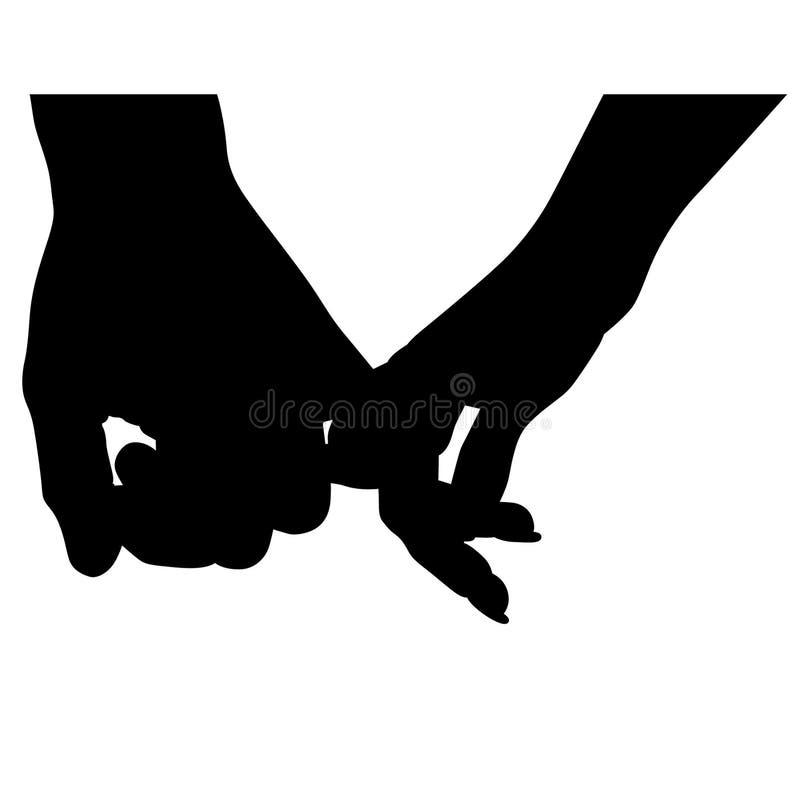 Holding Hands Vector Illustration by Crafteroks Stock Vector ...