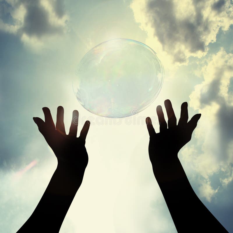 Holding a hope stock image. Image of concept, combined - 27068881