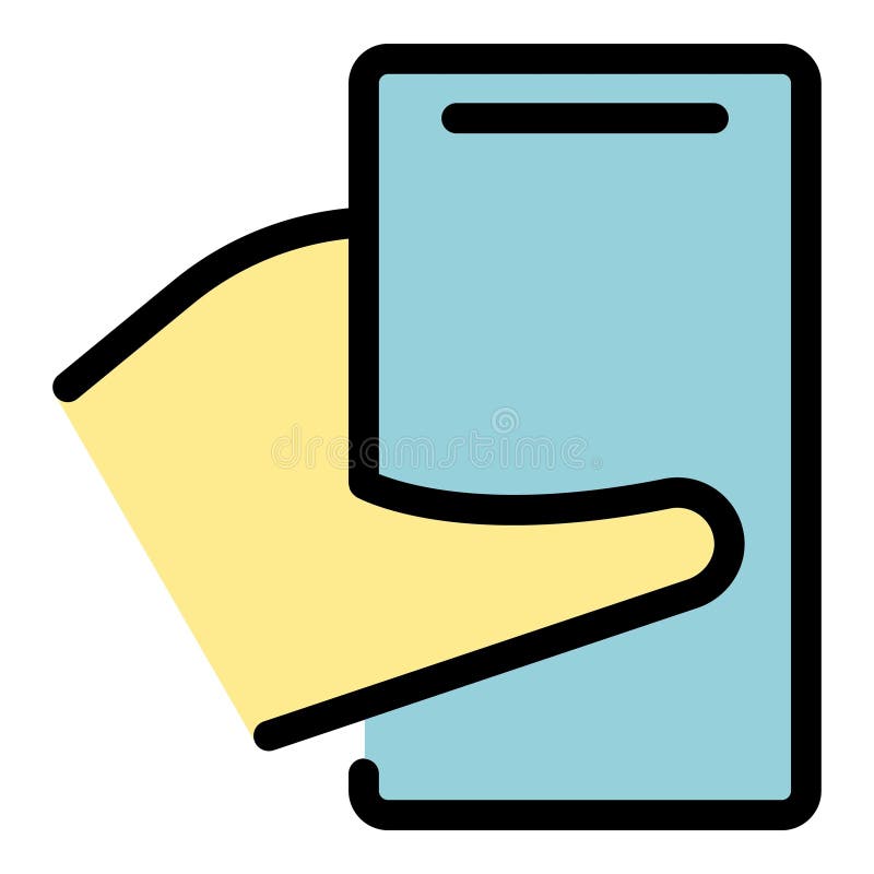 Hand Holding Iphone Icon Stock Illustrations – 322 Hand Holding Iphone ...