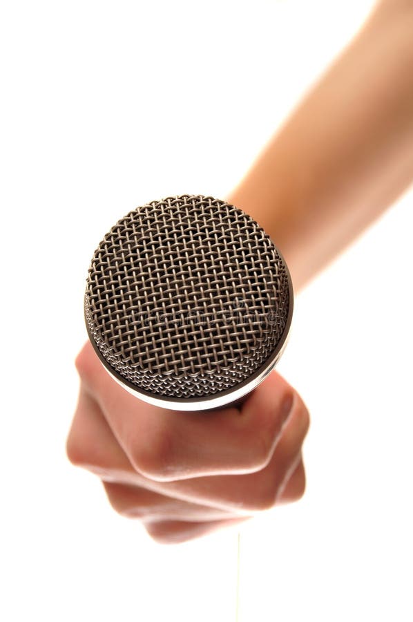 Man holding microphone stock photo. Image of karaoke - 13951294