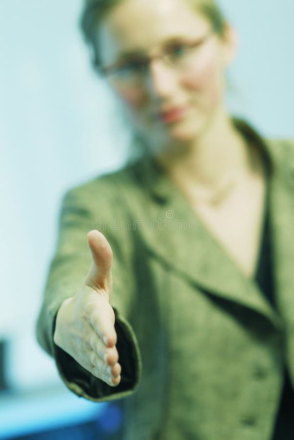 Holding out a hand stock image. Image of clerk, hold, miss - 3934883