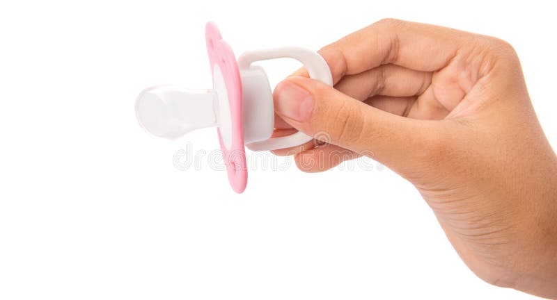 Pink Pacifier stock image. Image of outline, object, binky - 36269383