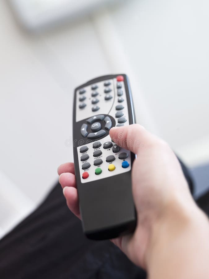TV Remote Control stock image. Image of palm, indoor - 13804175