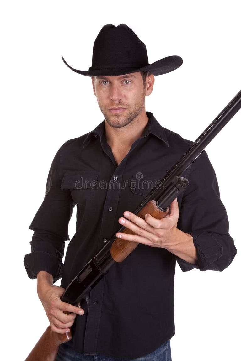 232 Cowboy Holding Rifle Stock Photos - Free & Royalty-Free Stock ...