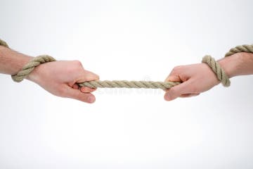 Holding the rope stock image. Image of rope, power, hold - 35875677