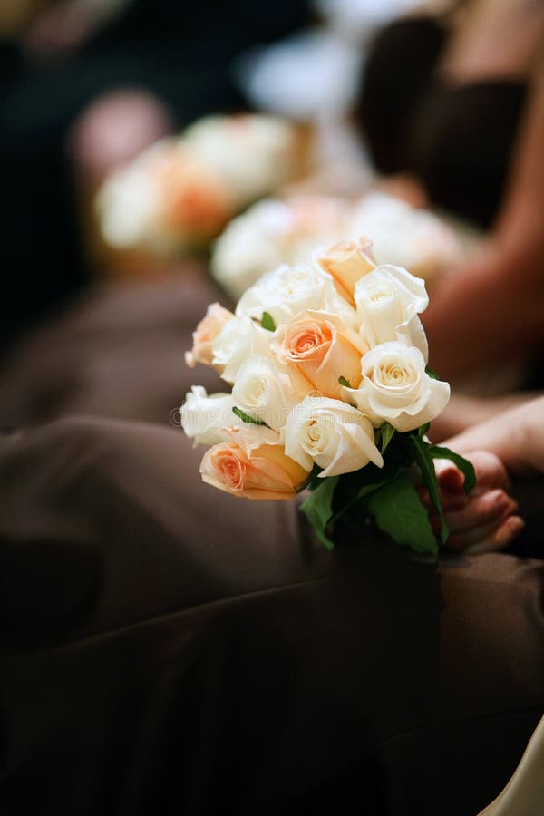 Holding rose bouquet stock image. Image of human, line - 12768543