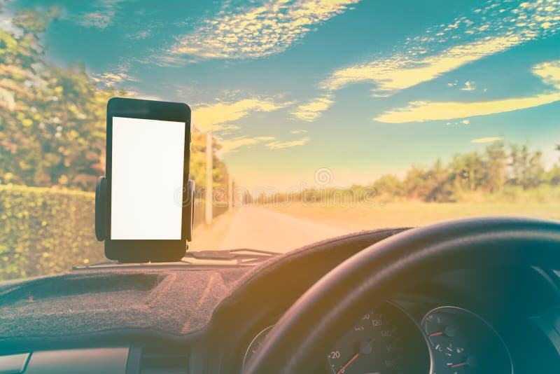 Holding Smartphone Inside Car Stock Image - Image of male, human: 69507407