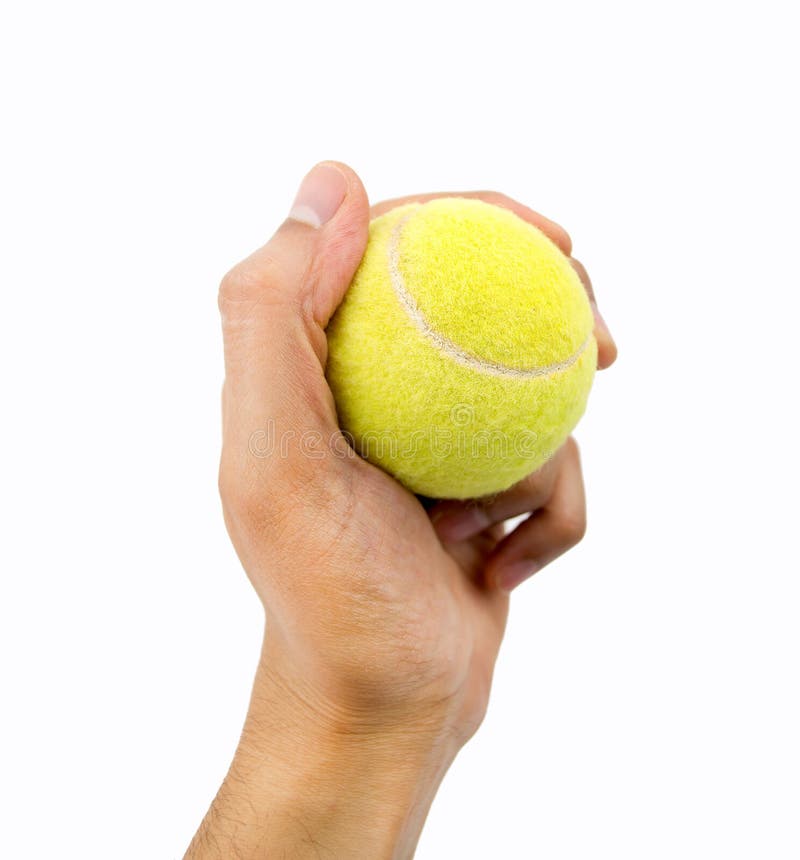 Holding tennis ball stock photo. Image of adult, athlete - 57004134