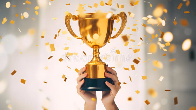 Holding the Trophy, she Stood Tall and Proud, a Shining Example of ...