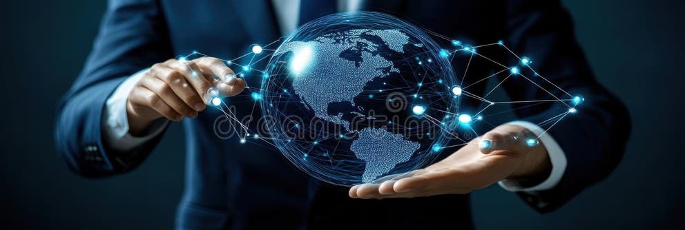 Holding a World in His Hand, Global Connectivity and Interconnected ...