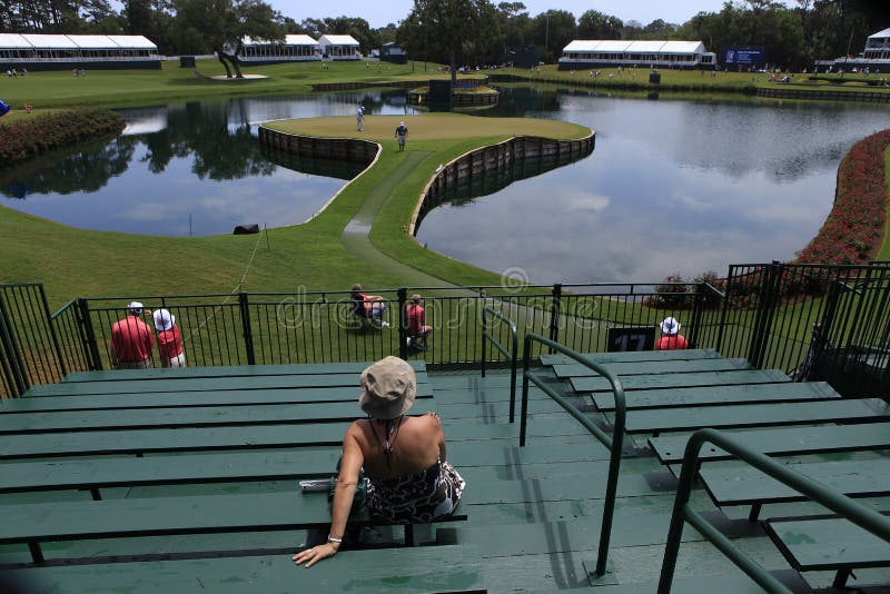 Hole 17 at the Players Championship 2012 Editorial Stock Image - Image ...