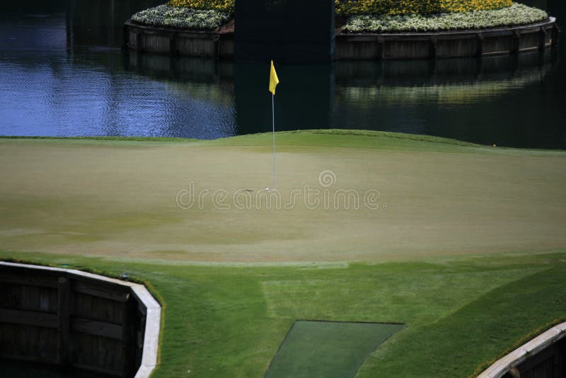 The 17th Green at Sawgrass TPC Stock Photo - Image of green, club: 1892702