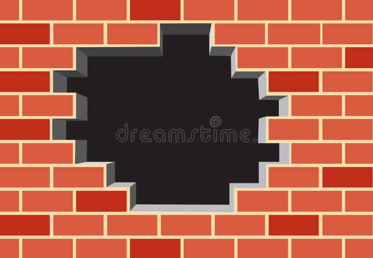Brick Hole Wall Stock Illustrations – 4,423 Brick Hole Wall Stock ...