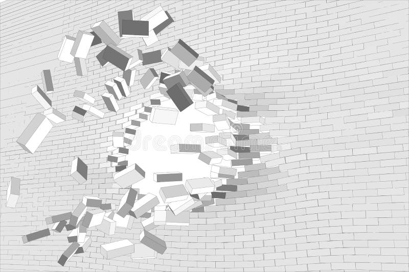 Brick Wall Hole Stock Illustrations – 3,639 Brick Wall Hole Stock ...