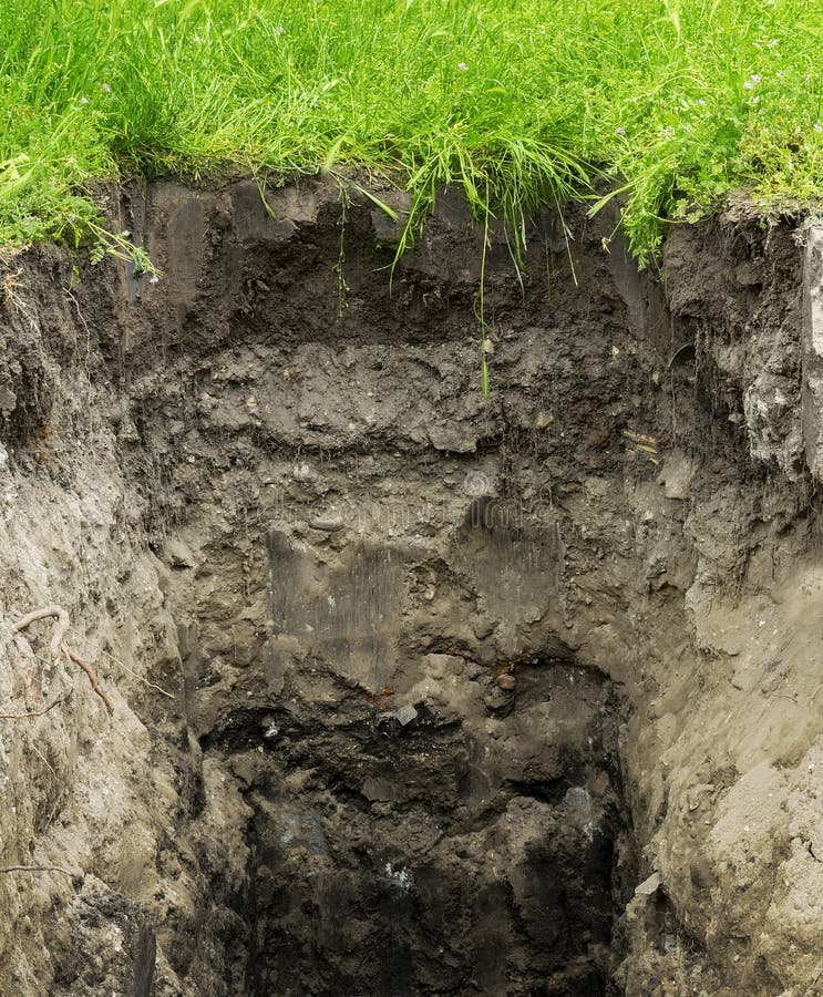 Hole stock photo. Image of ditch, ground, digged, planting - 71298426