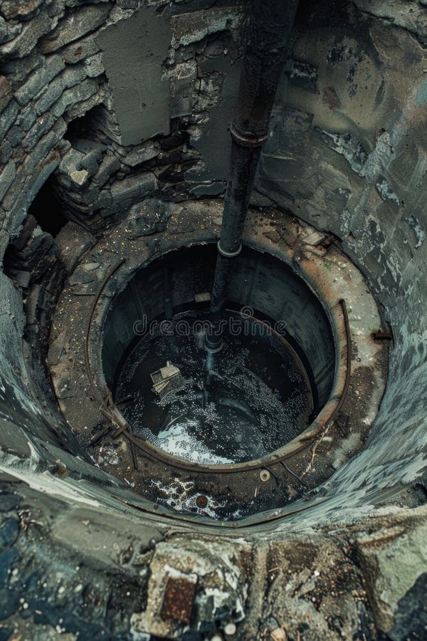 A Hole in the Ground with a Pipe Sticking Out. Suitable for ...