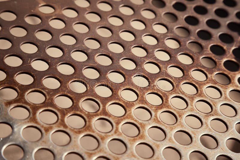Hole Mesh Pattern stock image. Image of background, chrome - 140935301