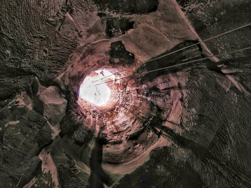 Hole in mining cave stock photo. Image of mining, rock - 279903514