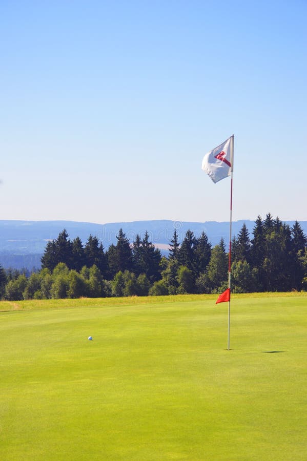 Golfcourse stock image. Image of seven, hole, golf, green - 101622813