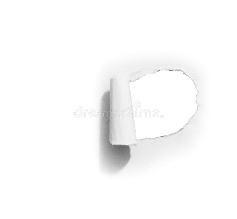 Hole Paper Texture Background Stock Photo - Image of cutout, closeup ...