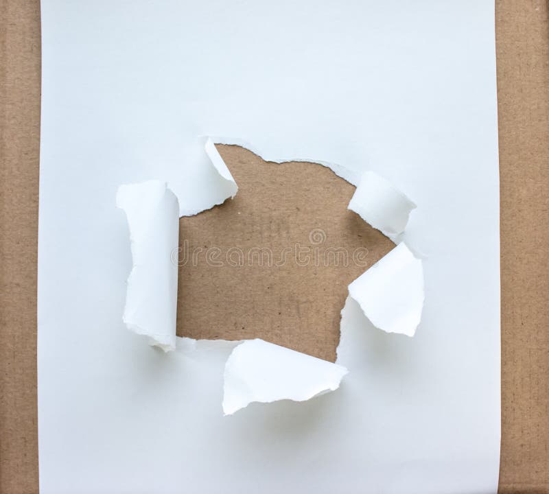 Milky Circle Shape Breakthrough Paper Hole Stock Photos - Free ...